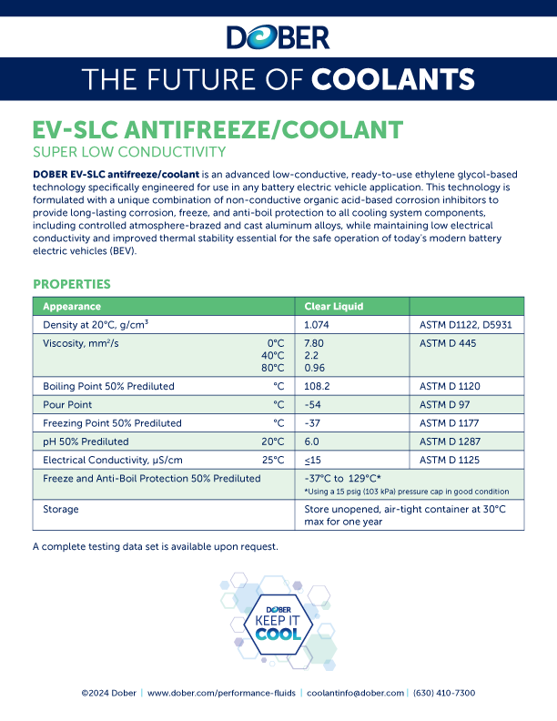 Electric Vehicle Coolant