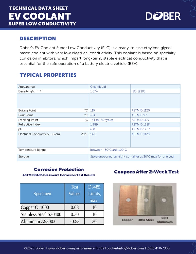 EV SLC Coolant